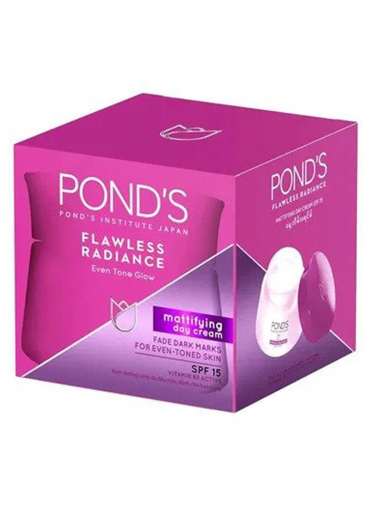 Ponds Flawless Radiance Hydrating Day Gel Cream With Spf 15 And ...